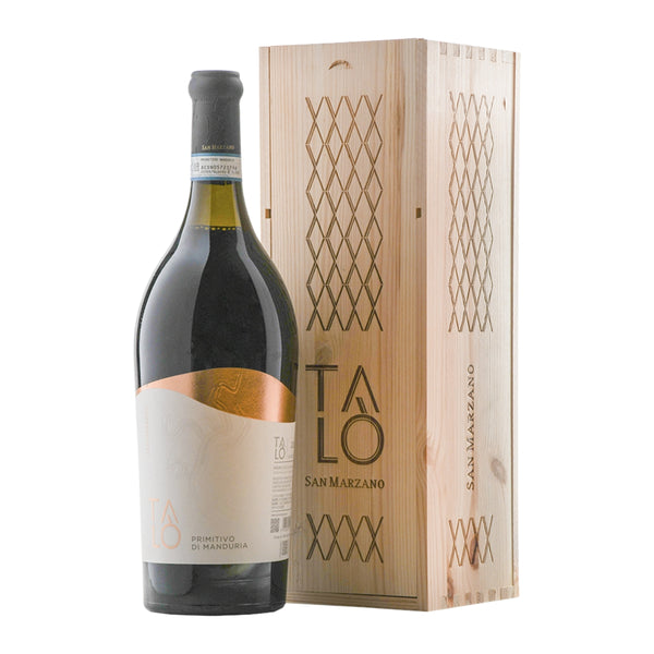 Talò Primitivo di Manduria Dop 2023 MAGNUM Cassetta Legno - San Marzan ...